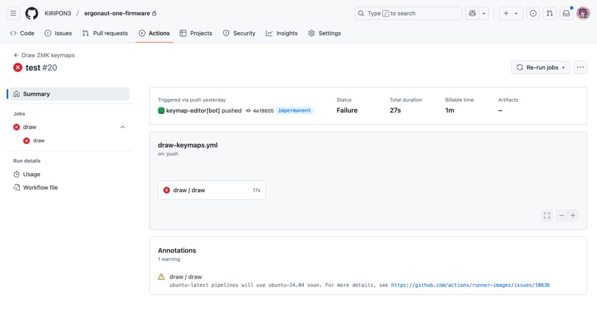 【自作キーボード】無線でロープロファイルなErgonaut Oneを組み立てた【ZMK】 / きりたんぽ研究室